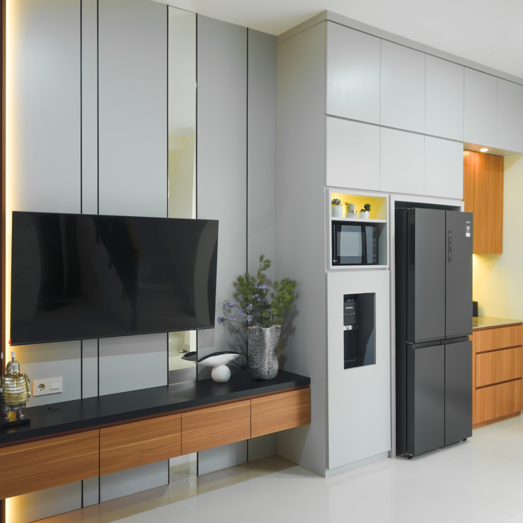 Desain Interior Rumah dengan Konsep Open Space dengan Layout I-Shaped ...